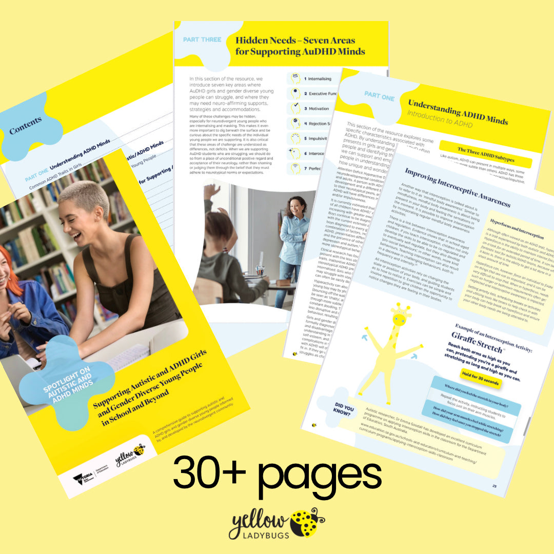 Spotlight on Autistic and ADHD Minds (Digital Copy) – Yellow Ladybugs
