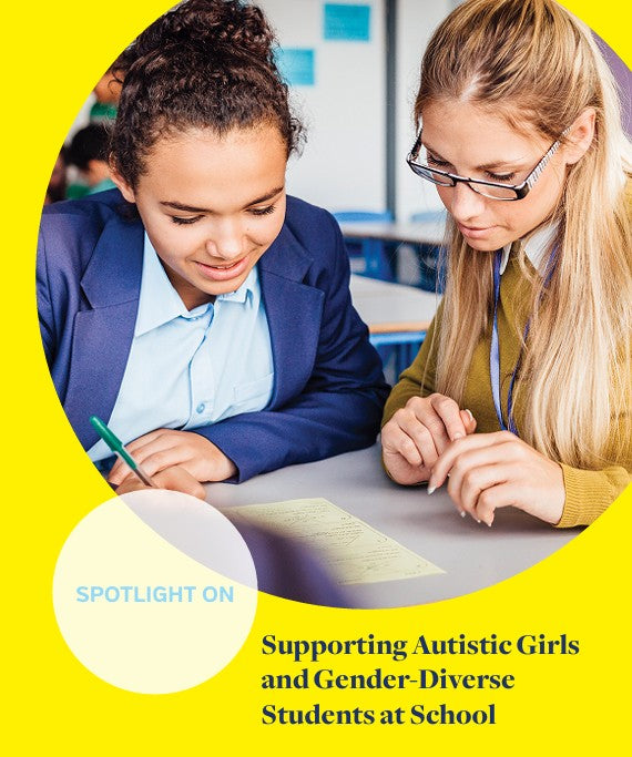Supporting Autistic Girls at School PHYSICAL COPY – Yellow Ladybugs
